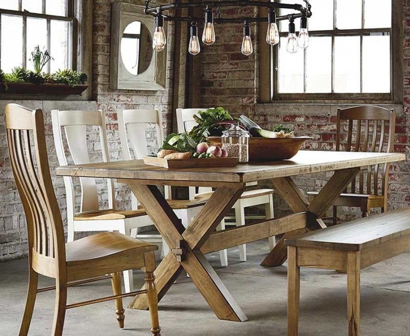 Stone Round 5PC Dining Set-Round Table & 4 Chairs - High Point ...